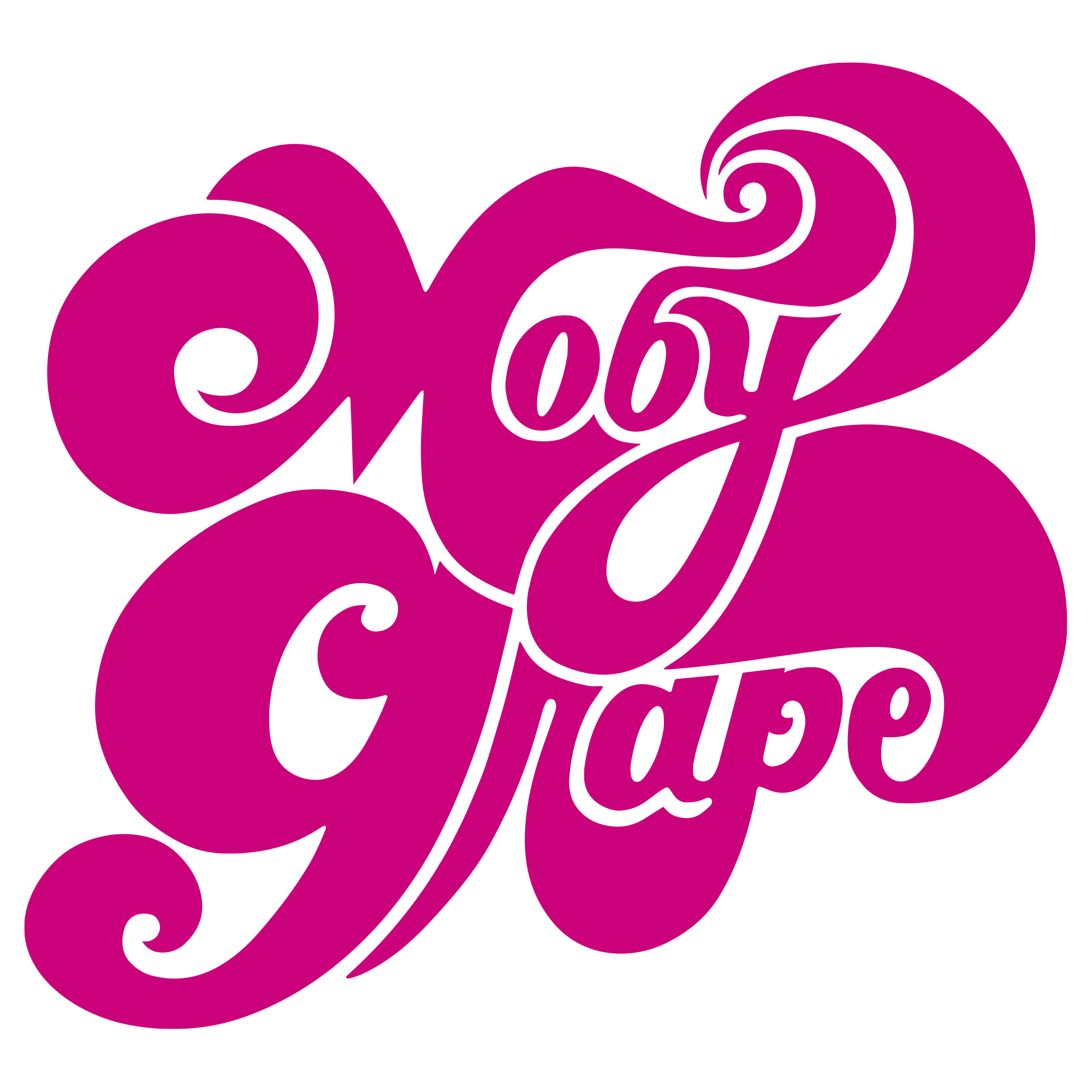 Set of 4 Moby Grape Logo Stickers – Moby Grape Store